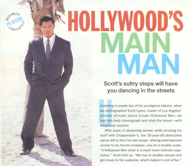 Scott Layne In The Spotlight - The Hollywood Men
